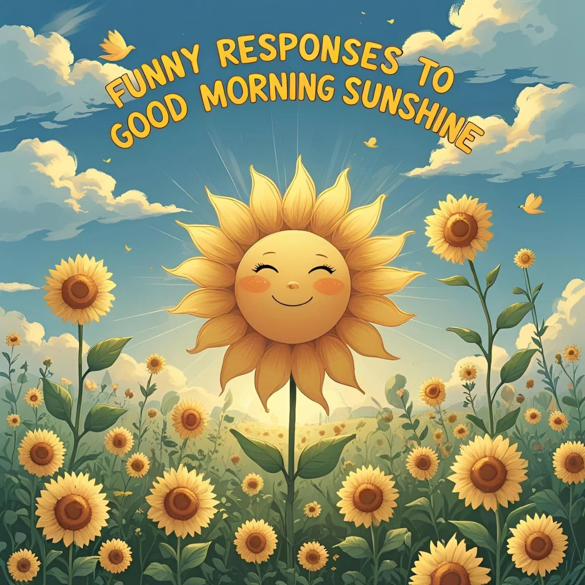 30 Hilarious Ways to Reply to "Good Morning Sunshine" 😄☀️