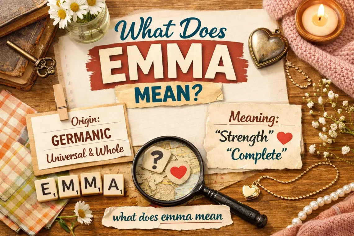 What Does Emma Mean? Name Meaning, Origin, Personality & Modern Usage